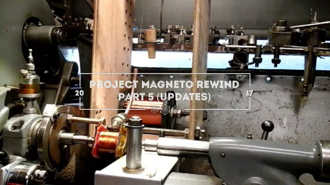 How to Magneto Coil Rewind on Myford Lathe Part 5 " mr factotum " - YouTube