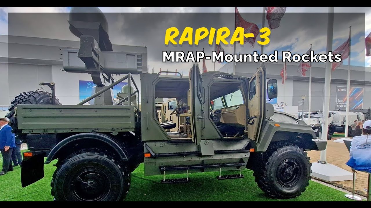 Russia's New Rapira-3: Revolutionizing Drone Defense with MRAP-Mounted ...