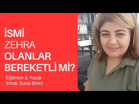 ZEHRA İSMİNİN ANALİZİ