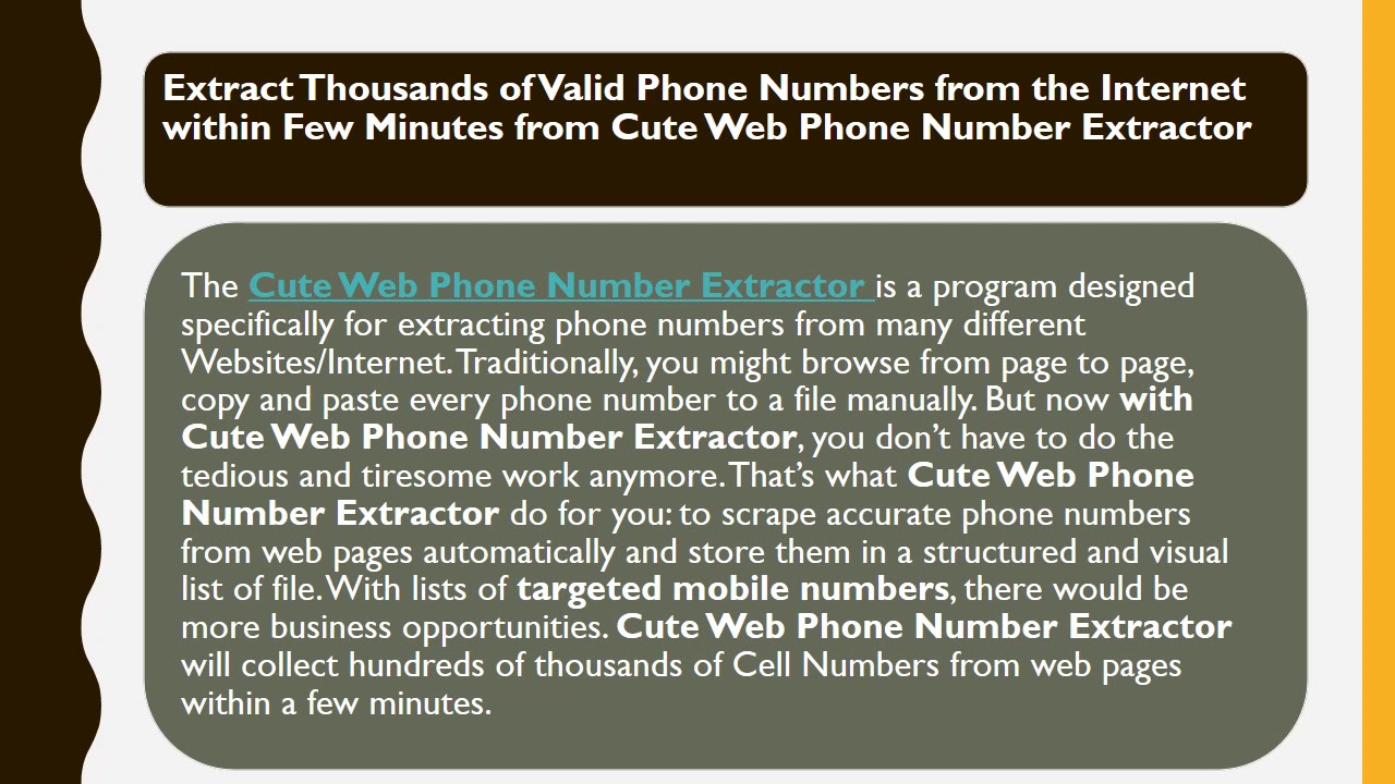 How Can I Extract Phone Numbers In Bulk For Telemarketing - YouTube