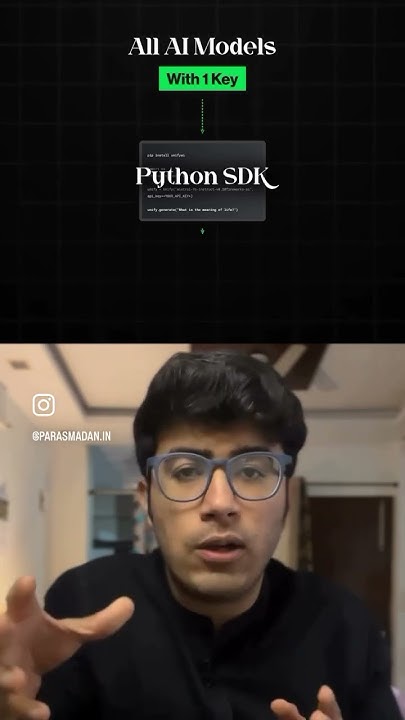 All LLM Models with 1 API key 🤯 - YouTube