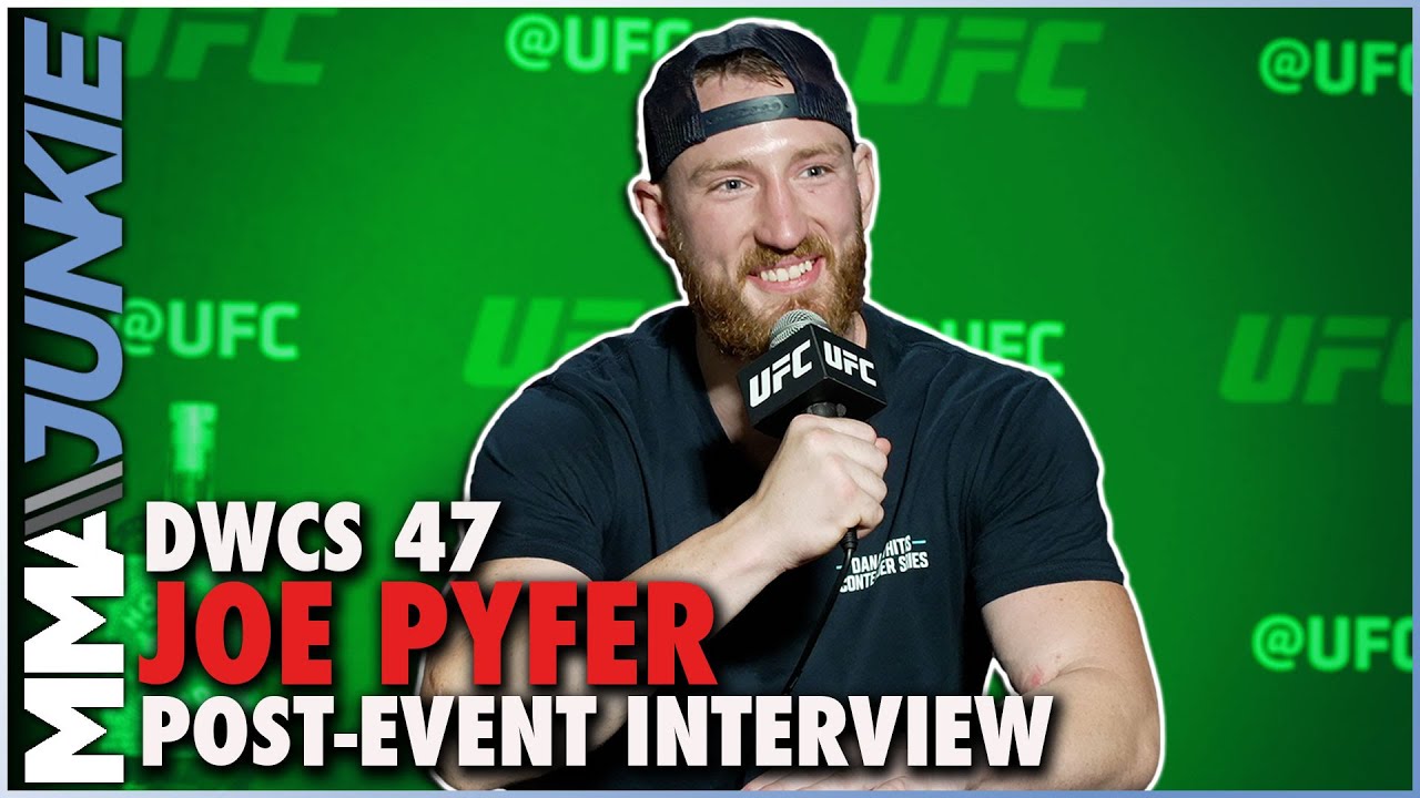 Joe Pyfer Reacts To Being Only UFC Contract Winner At DWCS 47 - YouTube