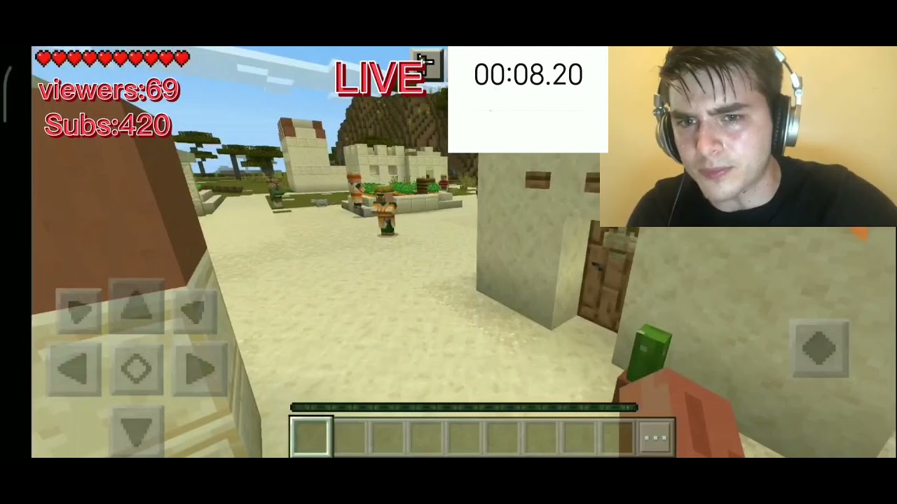 Sweaty speedrunner dies in a Minecraft speedrun live... (meme) - YouTube