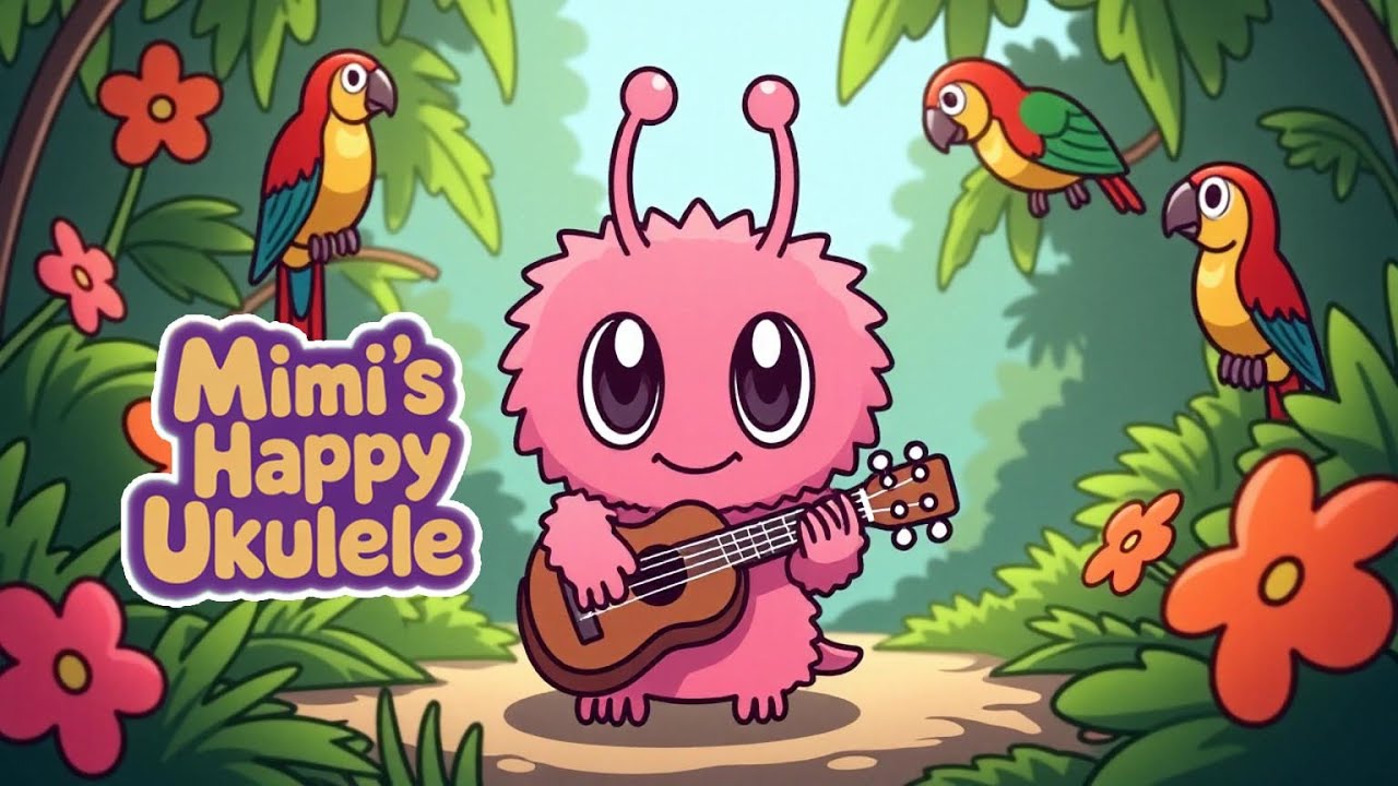 Mimi's Happy Ukulele 🪕 The Tooty Tots | Morning Music for Classroom 🌞 ...
