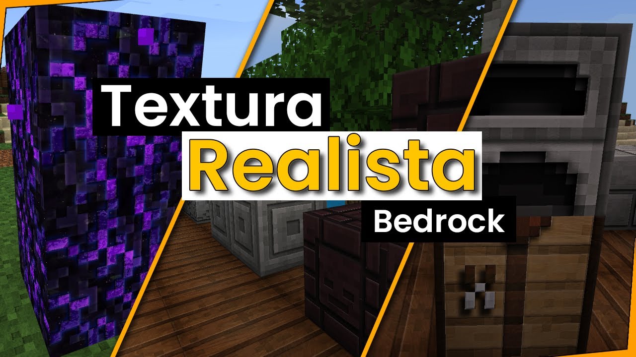 Textura realista para minecraft Bedrock-Vanilla HD - YouTube