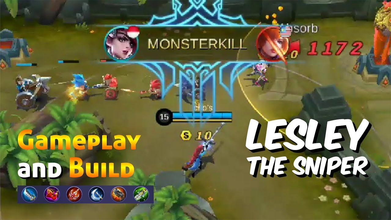 MARKSMAN PALING SAKIT | LESLEY THE SNIPER [GAMEPLAY AND BUILD] - Mobile ...