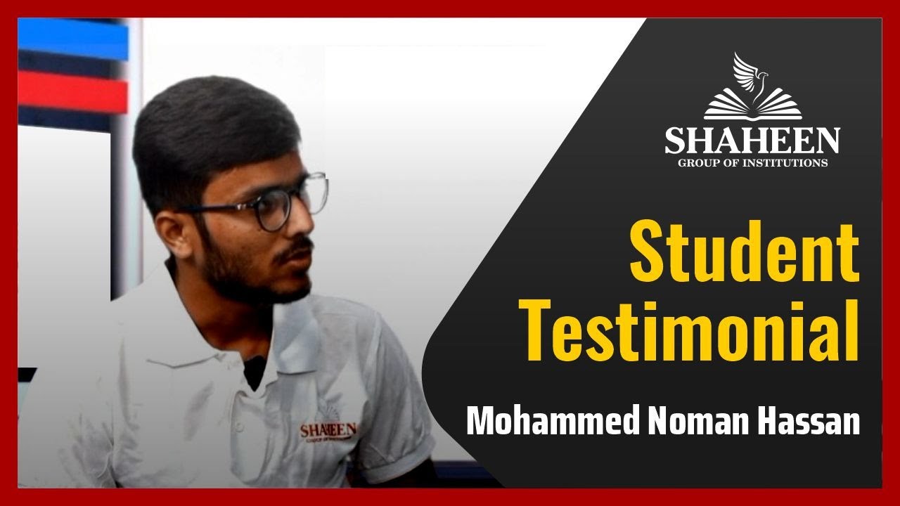 Mohammed Noman Hassan | Student Testimonial Video - YouTube