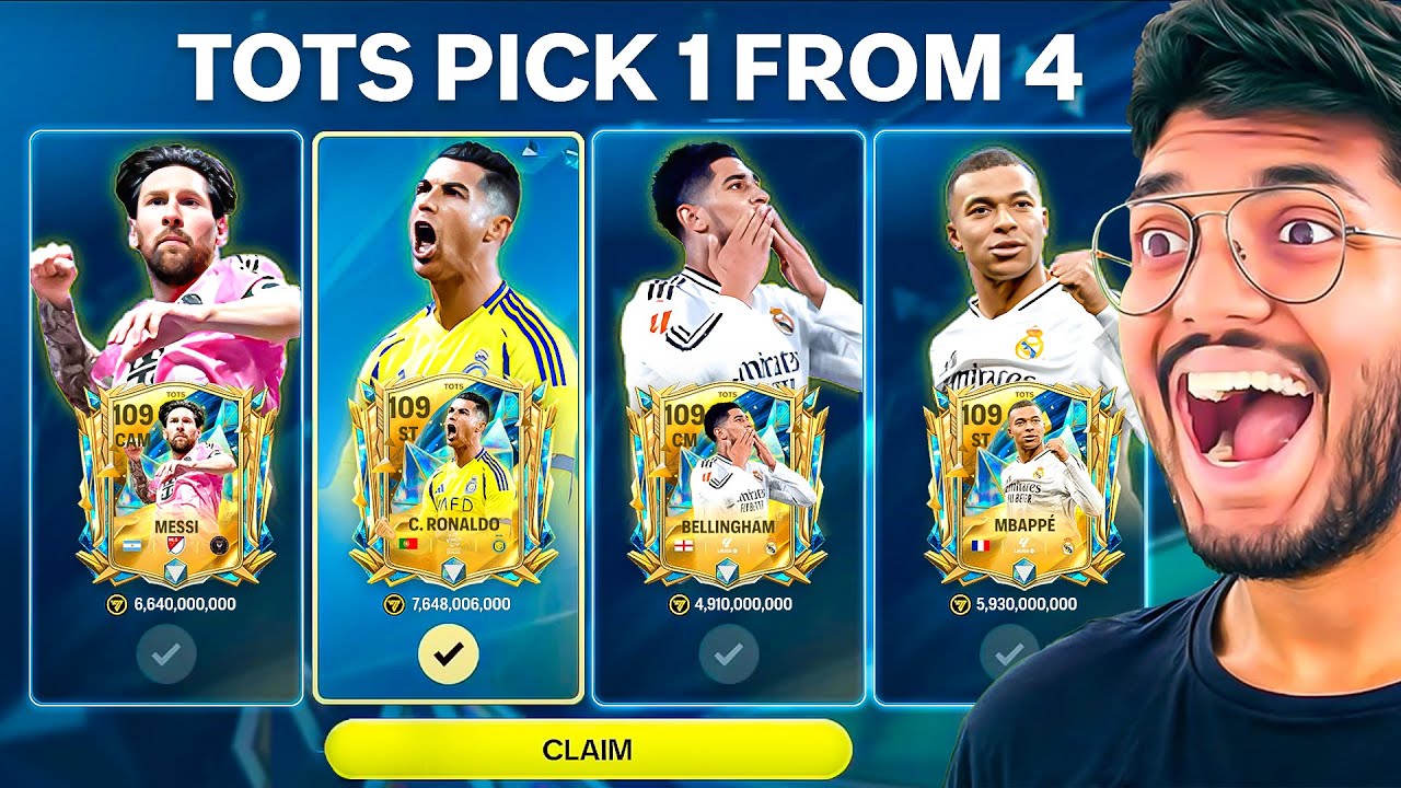 Guaranteed 107-109 UTOTS Pick + UCL TOTT Packs - FC MOBILE! - YouTube