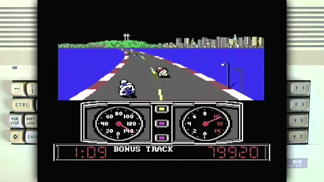 Super Cycle on the Commodore 64 - YouTube