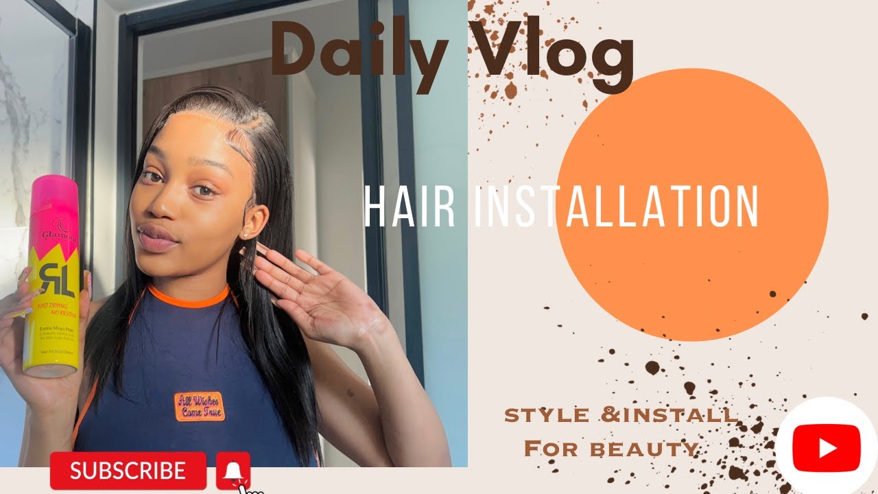 HAIR INSTALLATION TUTORIAL | STYLE & INSTALL - YouTube