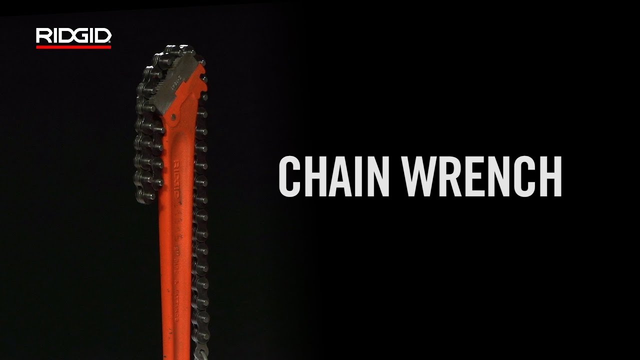 How To Use RIDGID® Chain Wrenches - YouTube