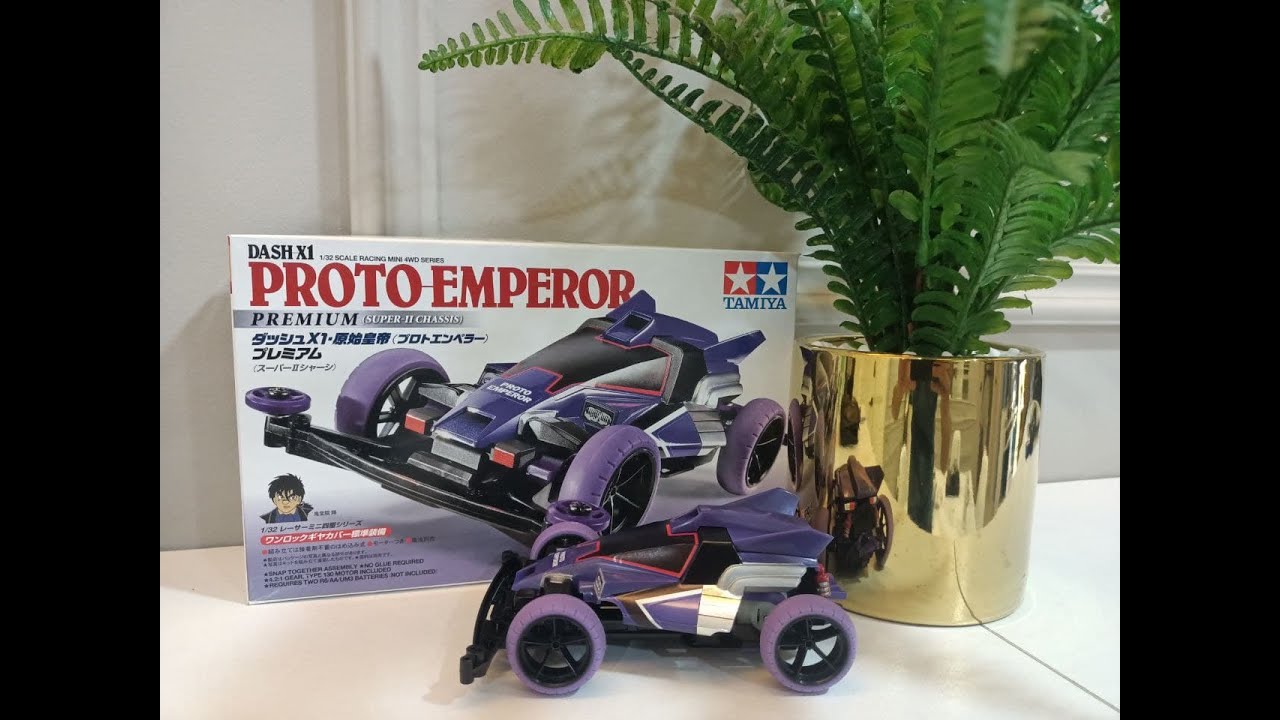 Mini 4WD Dash X-1 Proto Emperor. Assembly. Enamel Paint - YouTube