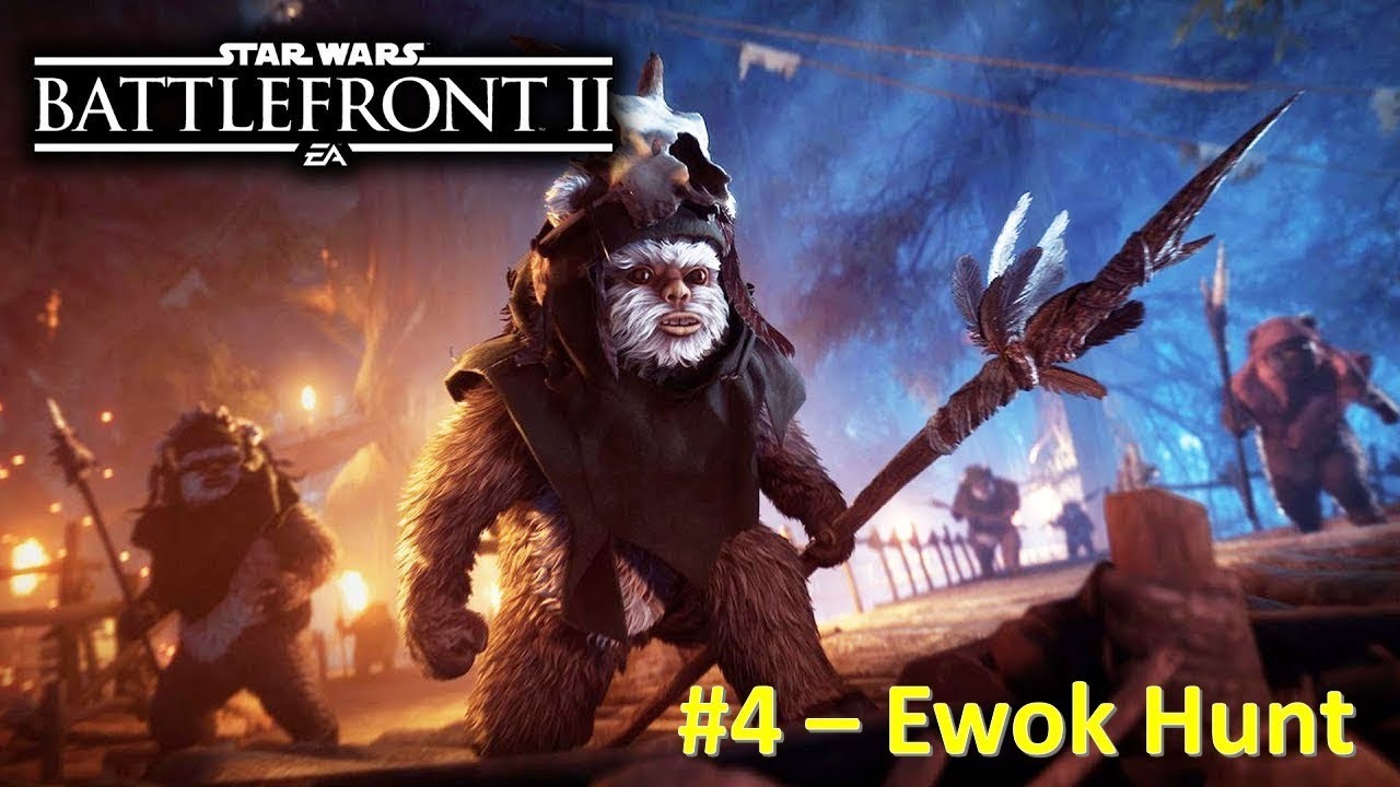 Star Wars Battlefront 2 - EWOK HUNT !!!! #4 - YouTube