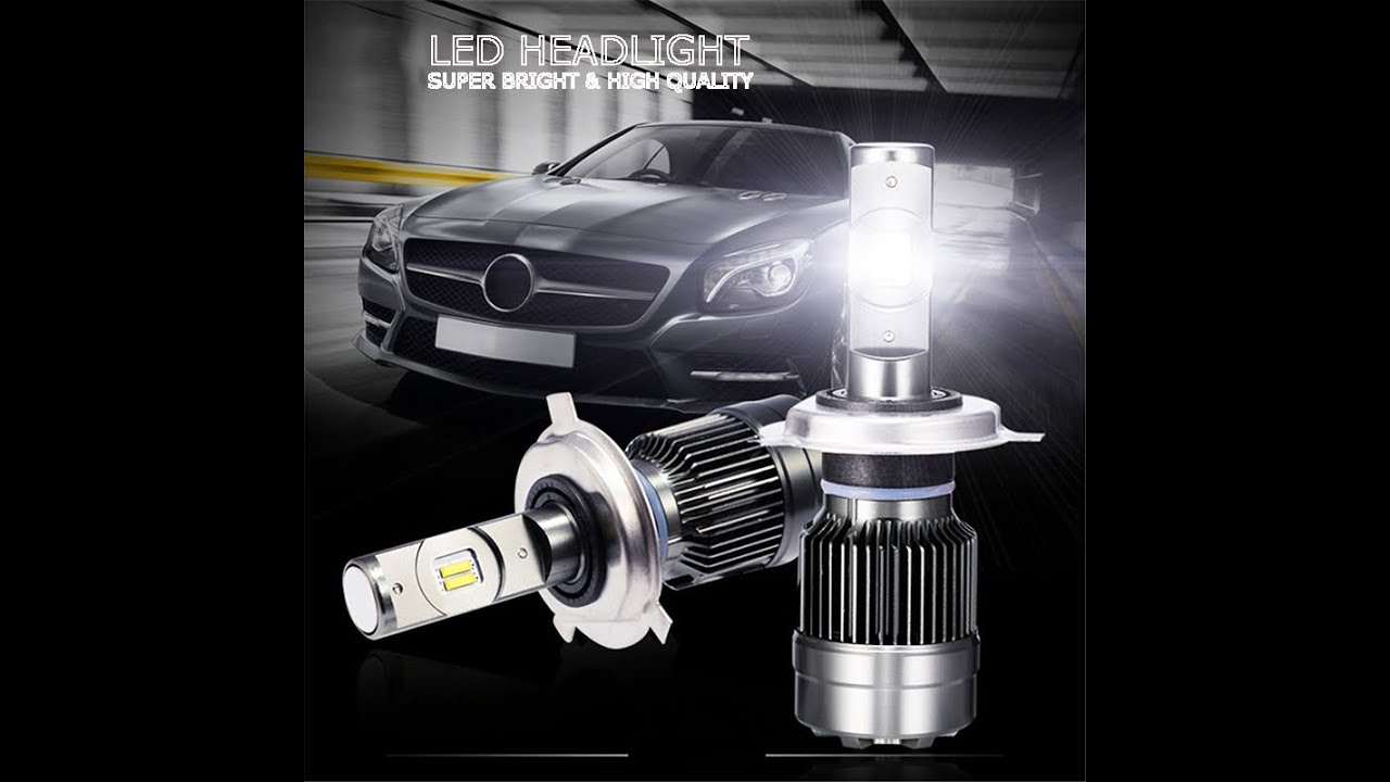 car led headlight performance - YouTube