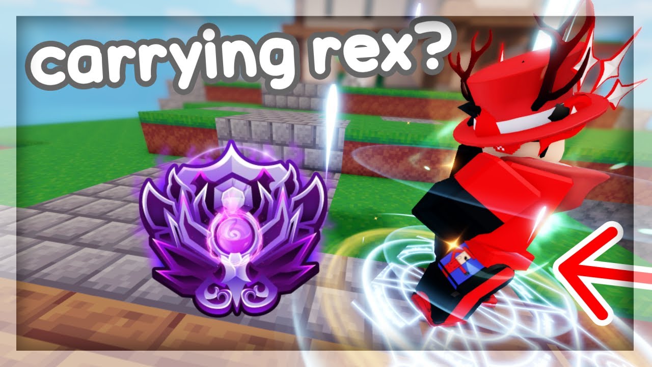 Carrying @Rex_RBLX In Ranked... (Roblox Bedwars) - YouTube