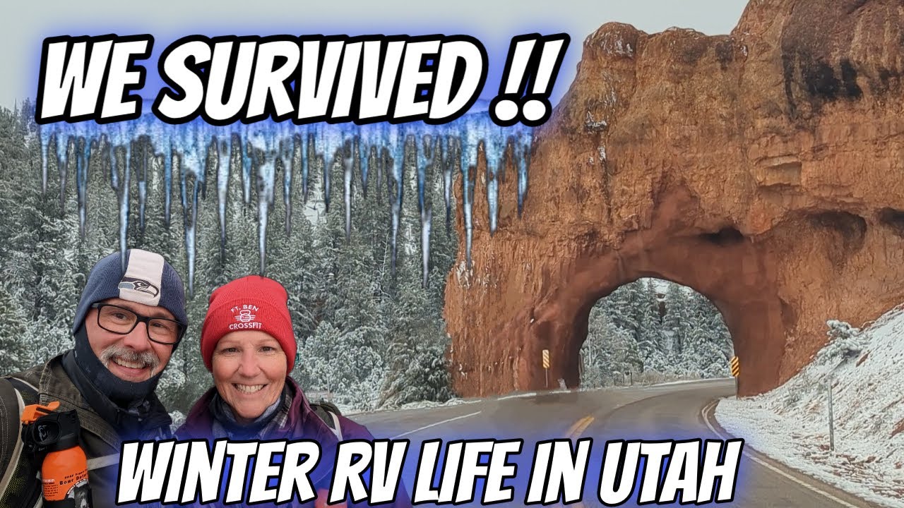 RV Life | No Heat in Utah’s Snow & Cold | Exploring Southern Utah ...
