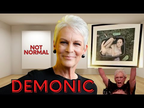 Jamie Lee Curtis Faces Backlash Over Painting! This Isn't Normal It's DEMONIC!