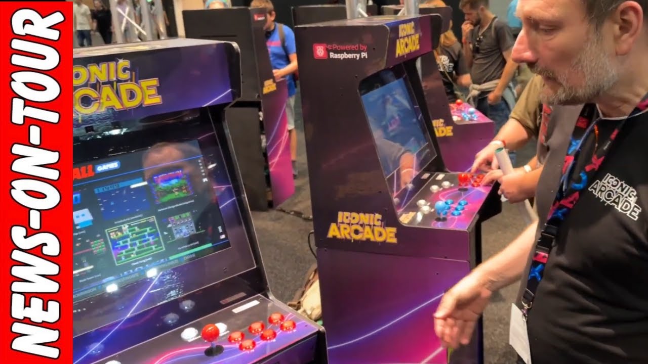 Iconic Arcade (Rasperry Pi) Compatible with more than 1000 games! 499 ...