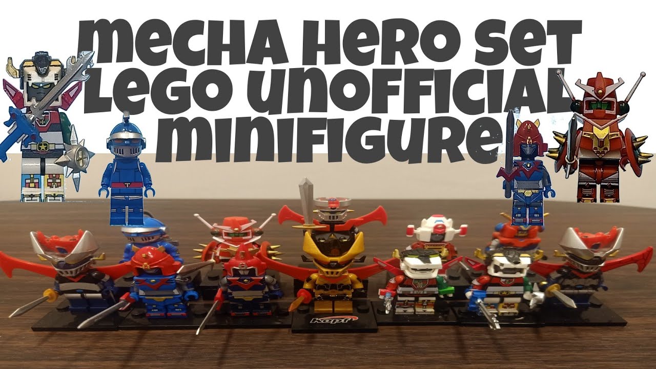 mecha hero set voltron voltes v daimos mazinger z and more lego ...