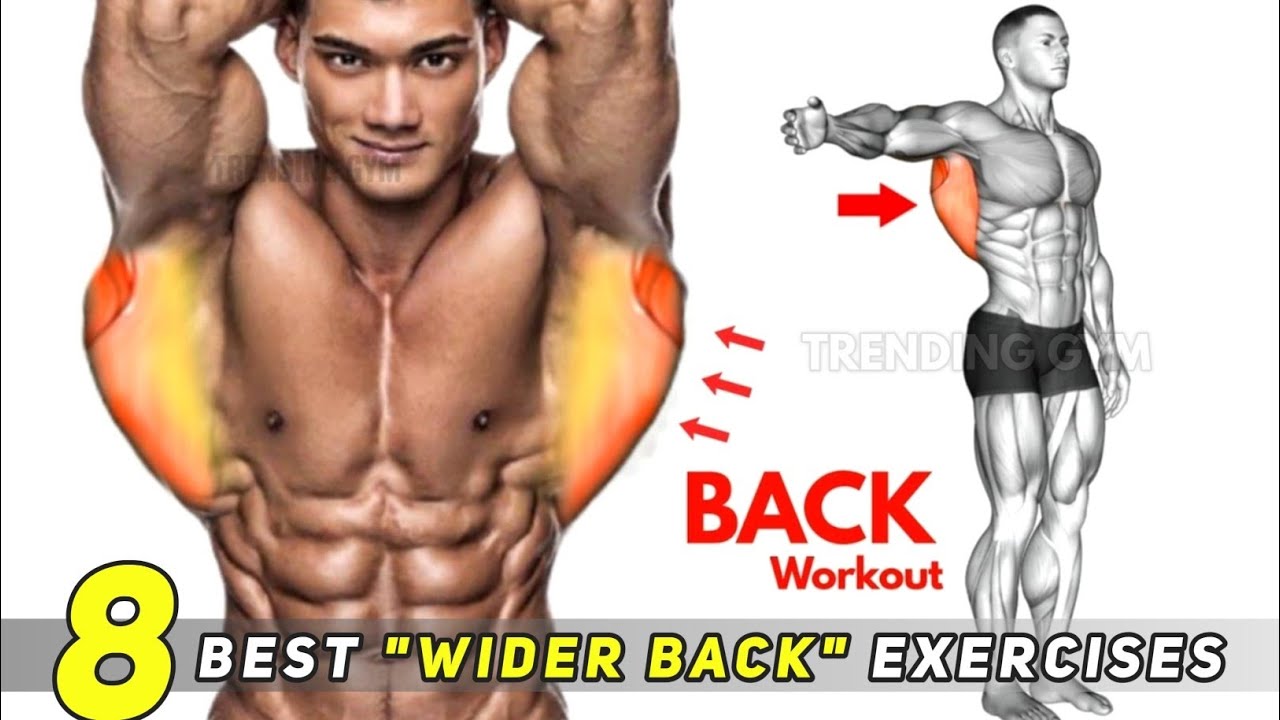 Back Workout Day - 8 Best Back Exercises Routine - YouTube