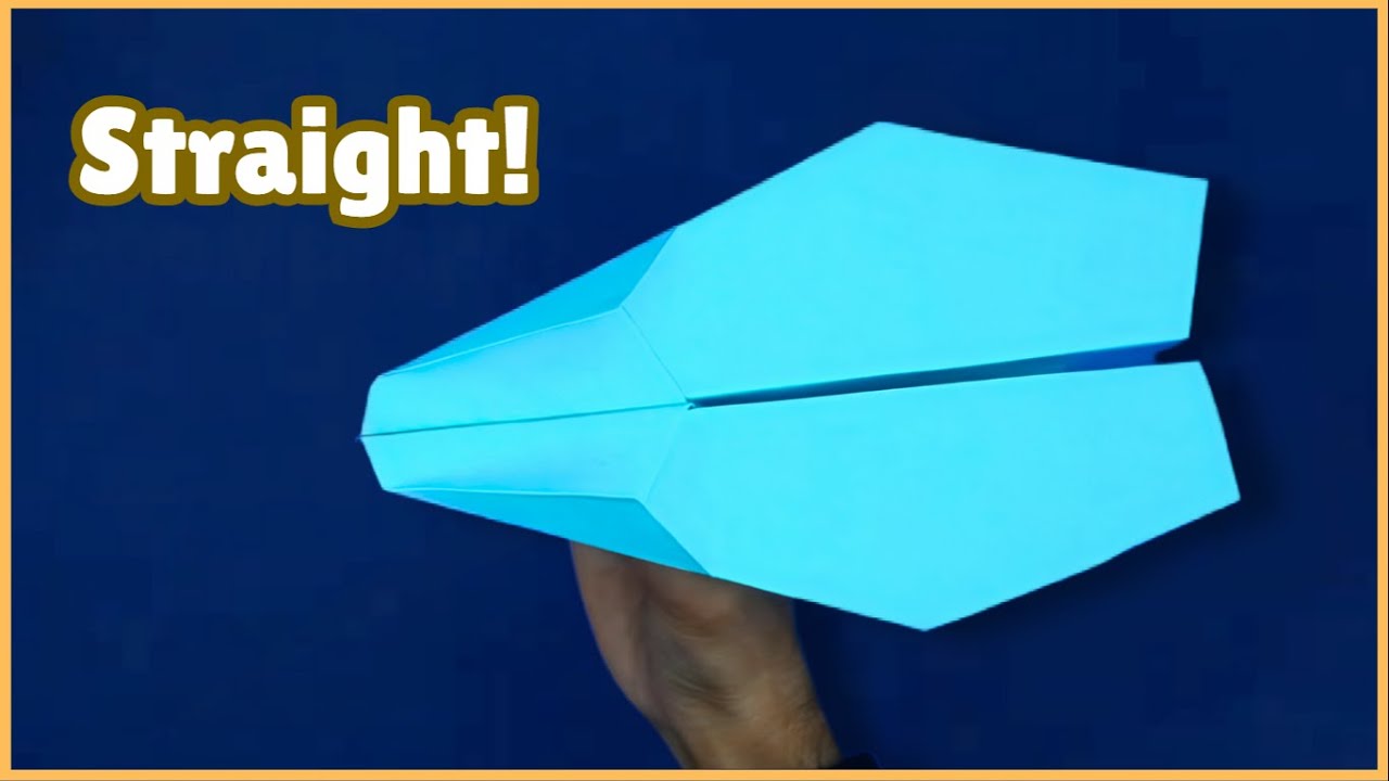 How to Make a Easy Paper Airplane Step By Step - Origami Paper Plane ...