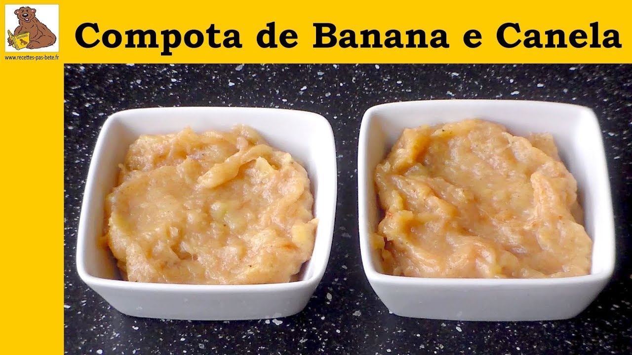 Compota de Banana e Canela - receita rápida e fácil - YouTube