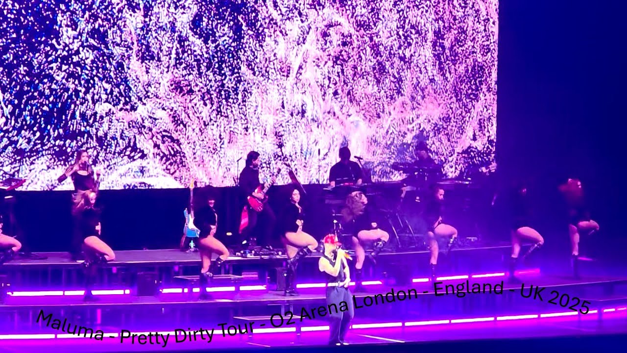 Maluma Pretty Dirty Tour - O2 Arena London England 2025 - YouTube