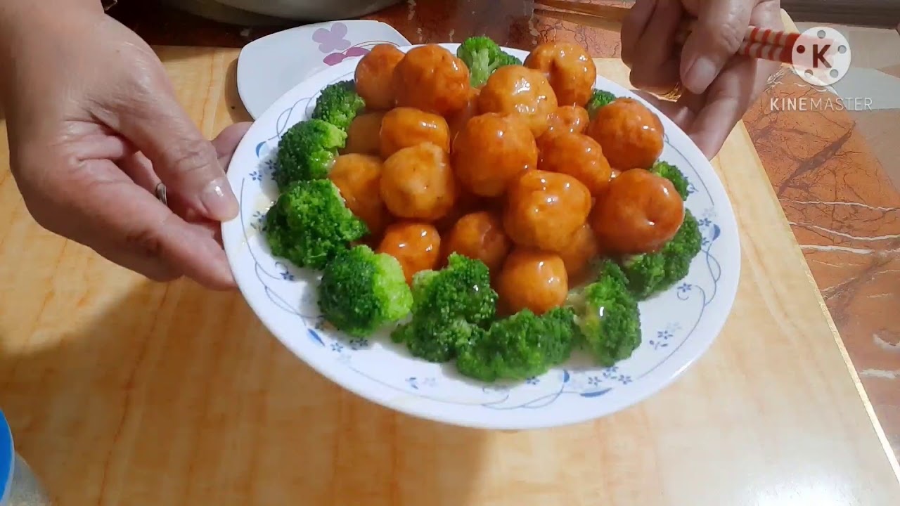 chicken & tufo healhty balls(my own version) - YouTube