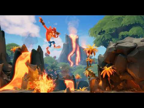 Crash Bandicoot 3 Warped - Developer Time Trials - Part 8 - Prehistoric Grounds