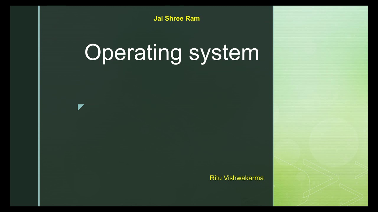 Operating systems in Hindi - YouTube