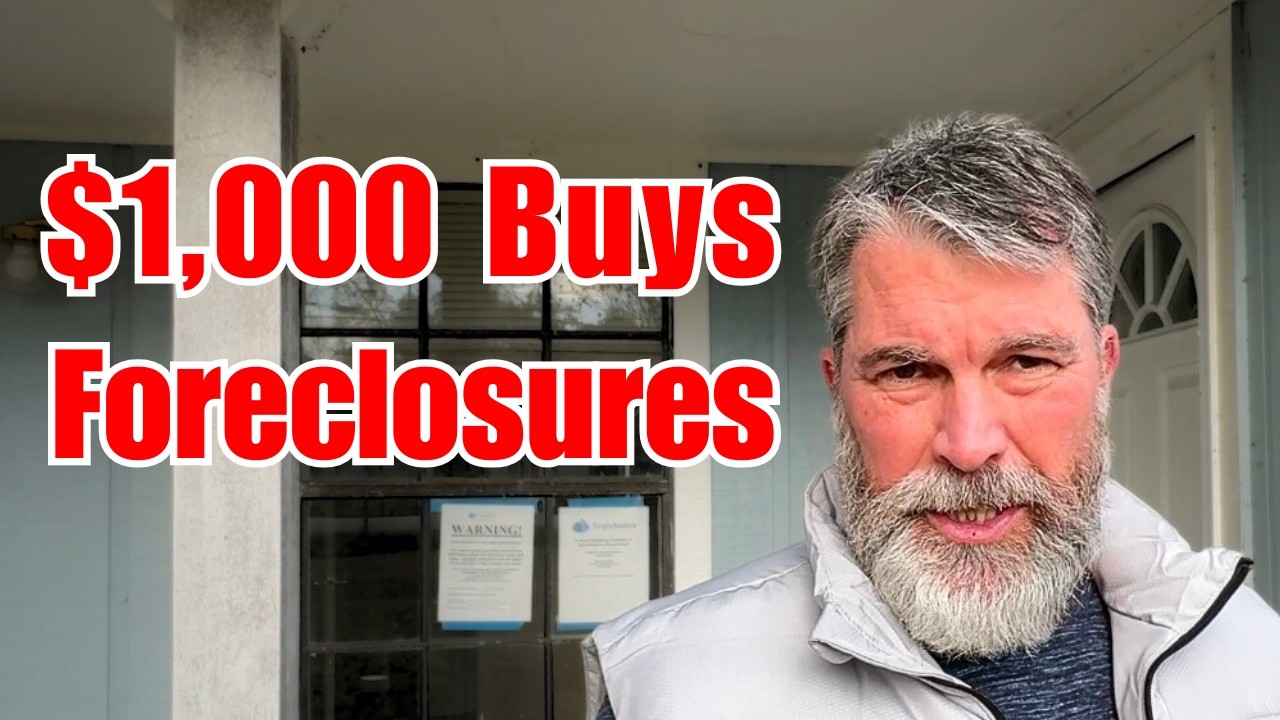 How to Buy HUD and FHA FORECLOSURES Using $1,000 - YouTube