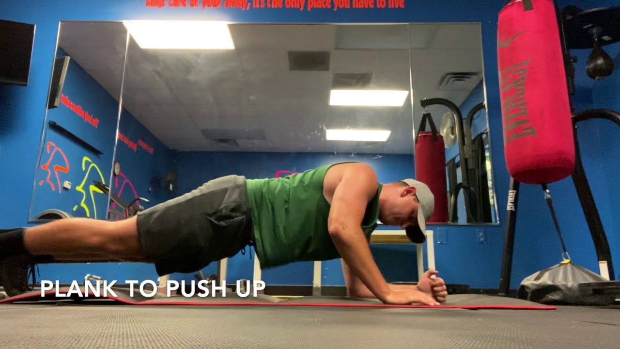 Plank to Push Up - YouTube