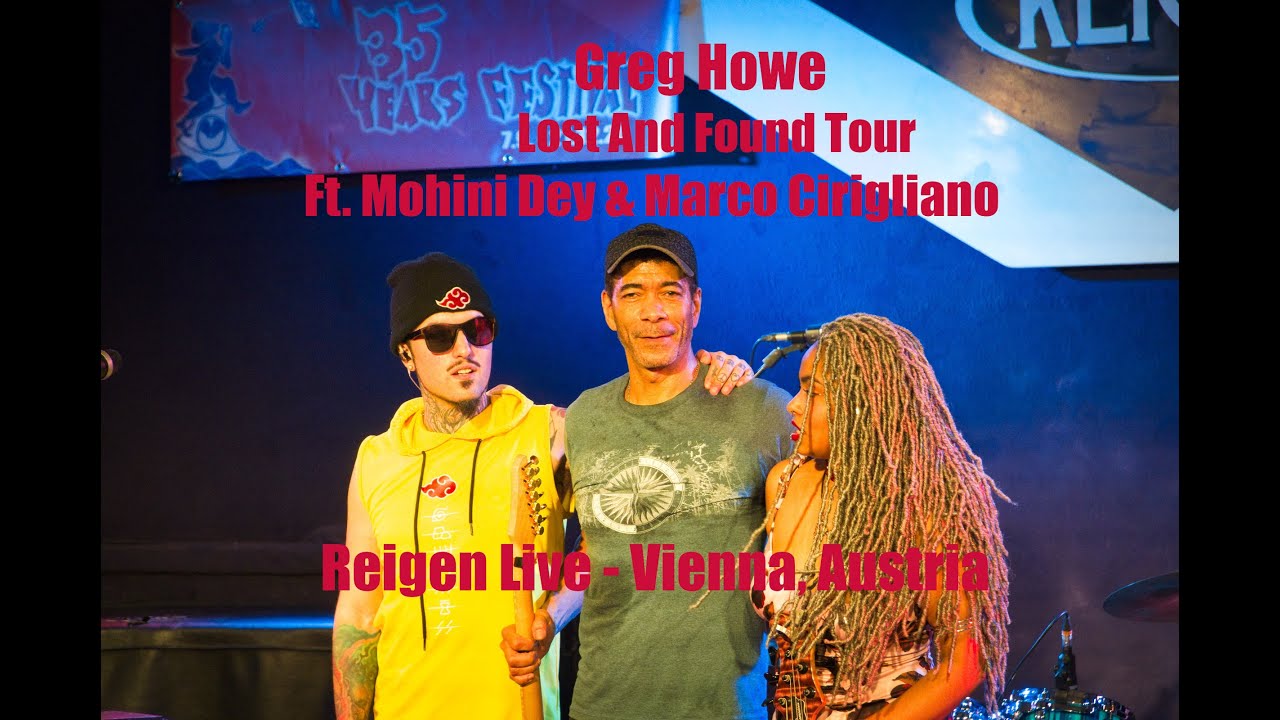 Greg Howe | Ft. Mohini Dey & Marco Cirigliano @ Reigen Live, Vienna ...