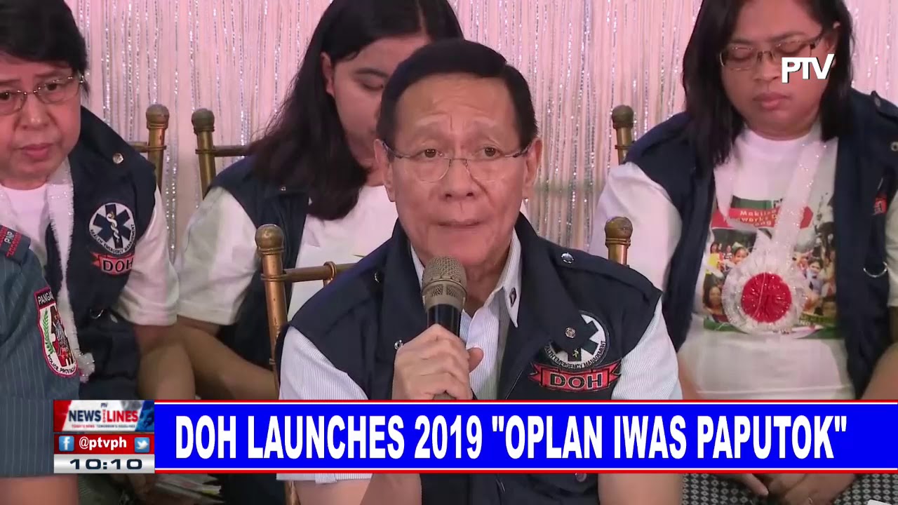DOH launches 2019 "Oplan Iwas Paputok" - YouTube