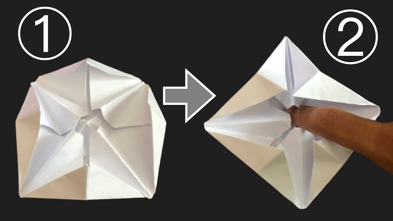 Origami Bear Trap || Step-By-Step Tutorial (In just 4 minutes) - YouTube