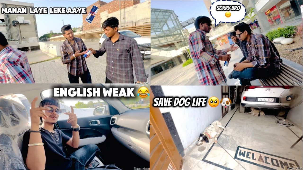 Aaj kita yaar ne mood off 😔 || Fir manan laye leke aaye Redbull 🍾 || Daily Vlog ️ || - YouTube