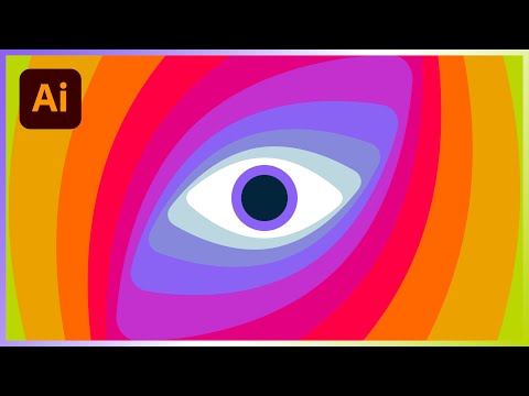 Create an Op Art Eye | Adobe Illustrator Tutorial