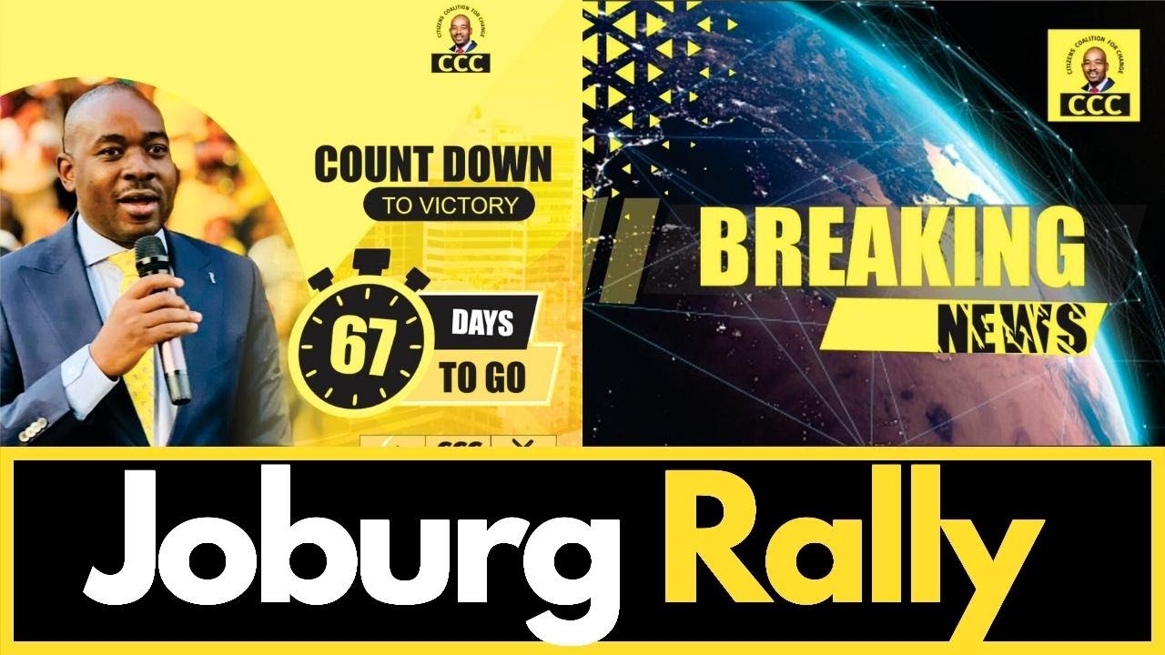 NELSON CHAMISA | CCC JOHANNESBURG RALLY | SATURDAY 24 JUNE 2023| LIVE ...