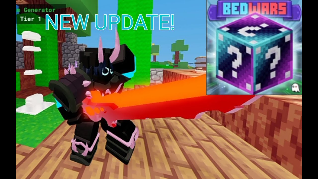 Roblox Bedwars Glitch Lucky Blocks Update Youtube