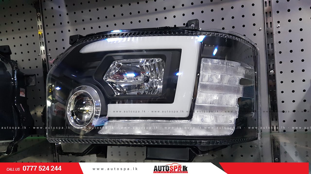 Toyota KDH 2014-2019 Projector Headlight/Headlamp - YouTube