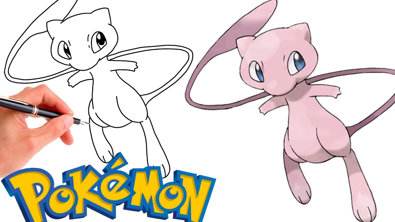 How To Draw MEW POKEMON #151 | Generation 1 - YouTube