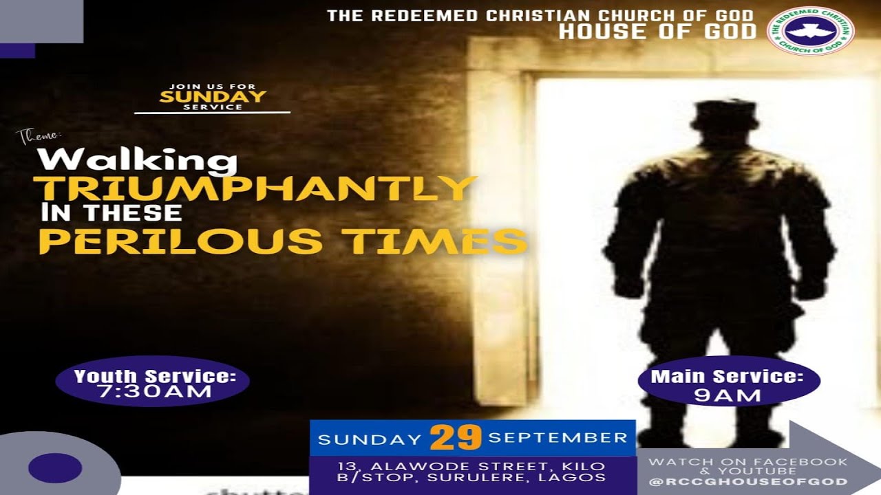 SUNDAY SERVICE 29TH SEPTEMBER 2024 - YouTube
