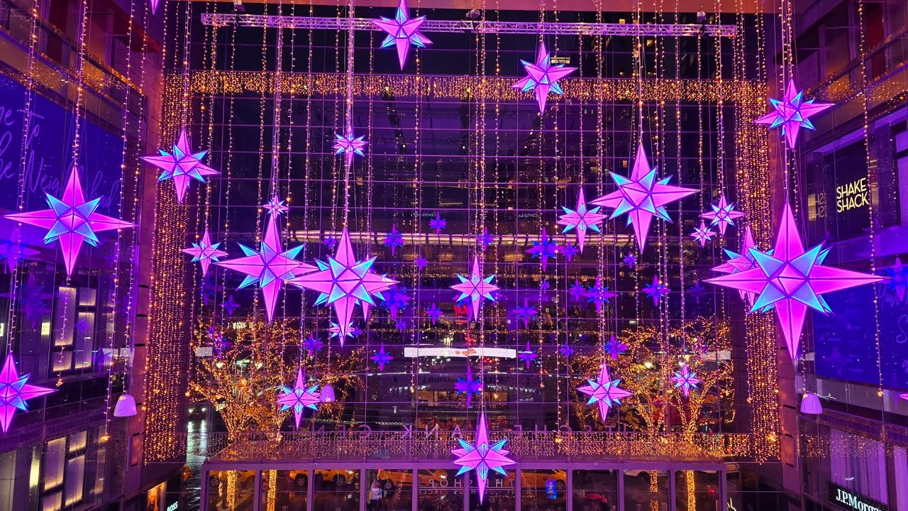 Holiday Under The Stars 🎊 The Shops at Columbus Circle ️ NYC Christmas ...
