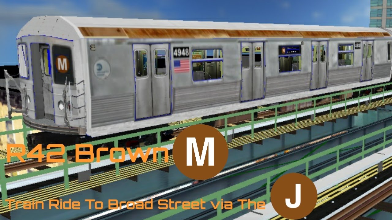 MTA Hmmsim 2: R42 M Train Ride From Metropolitan Avenue-Middle Village ...