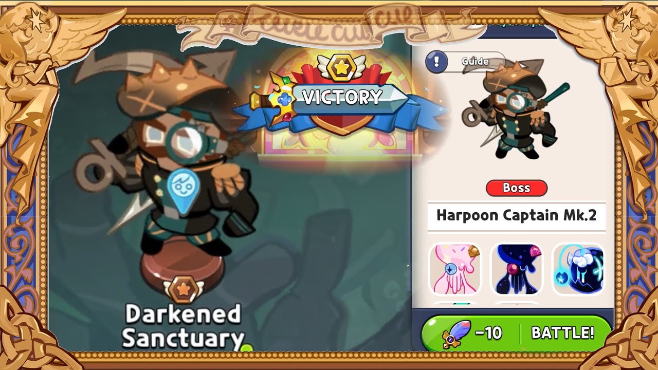 Harpoon Captain Mk.2 || Special Episode Hard Mode || Cookie Run Kingdom ...