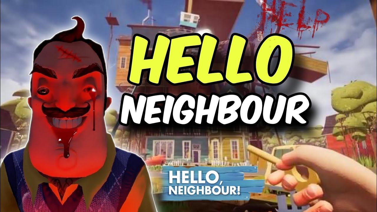 hello neighbour horror game - YouTube