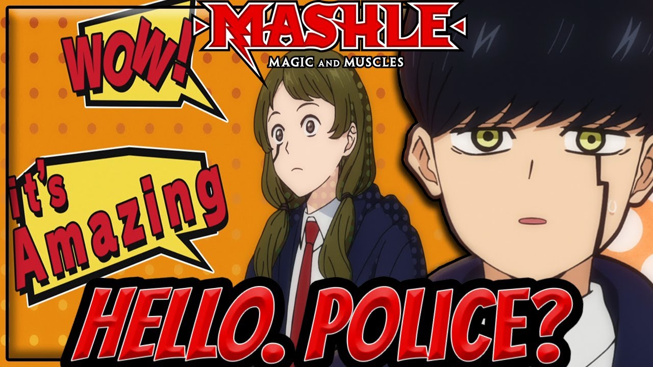 Mash Calls the Cops on a Lolicon 🤣💀 Mashle: Magic and Muscles Episode 4 ...