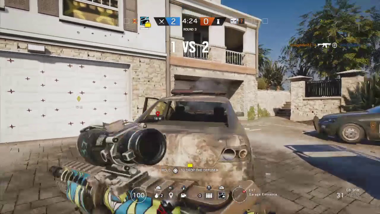 Tom Clancy's Rainbow Six® Siege Custom Game Clutch - YouTube