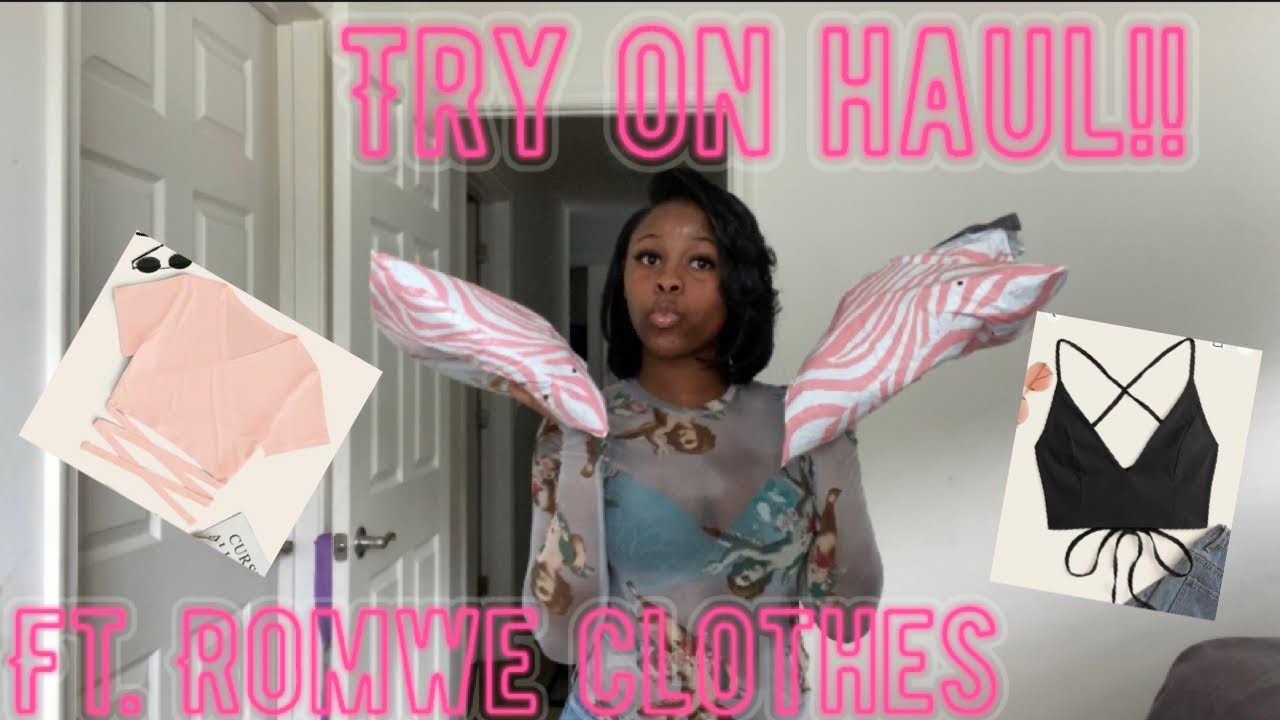 TRY ON HAUL FT.ROMWE CLOTHES!! ** New favorite online store** - YouTube