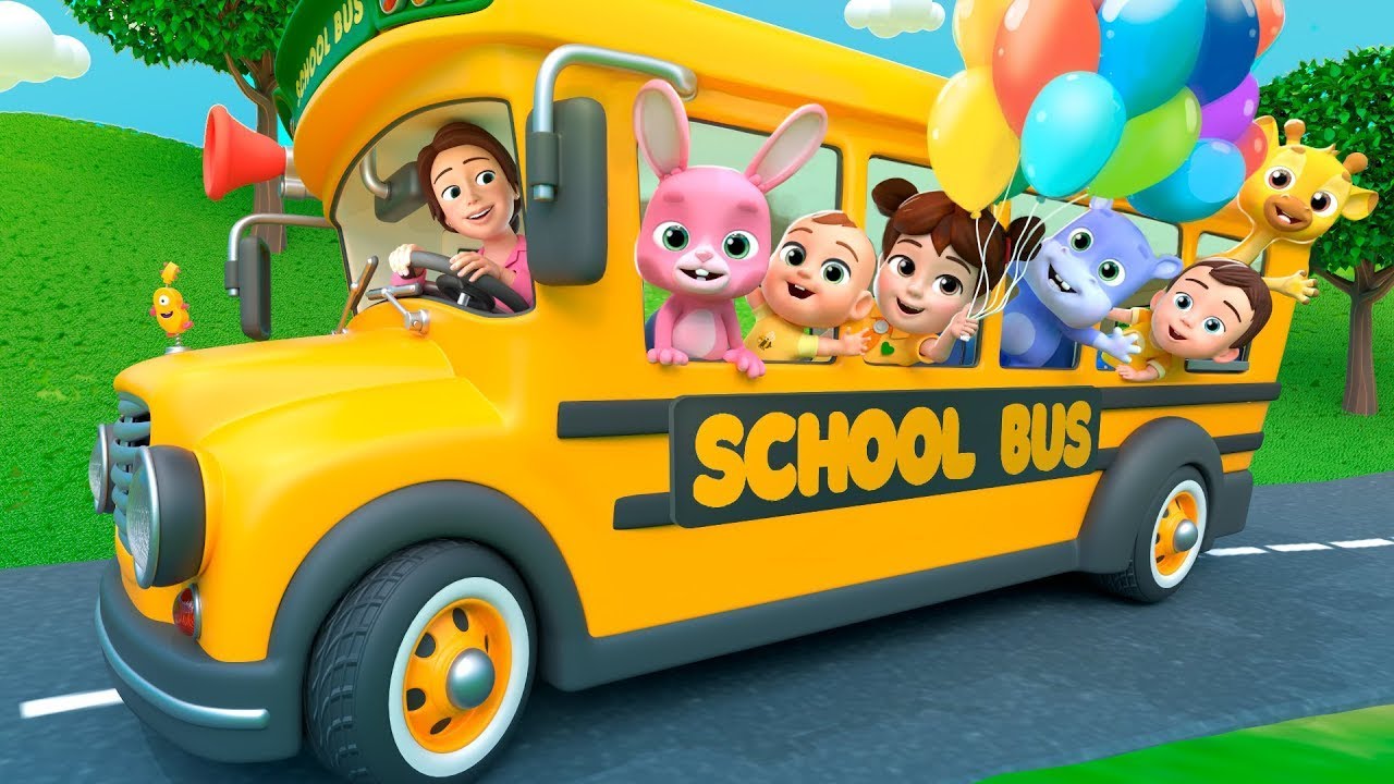Wheels on the Bus - Sing Along & Dance! | Kids Songs & Nursery Rhymes ...